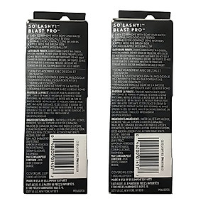 Pack of 2 CoverGirl So Lashy blast PRO Mascara, Intense Black 7902