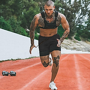 COOFANDY Men's 2 Pack Workout Shorts Quick Dry 2 in 1 Running Shorts Gym Training Athletic Jogger with Phone Pocket