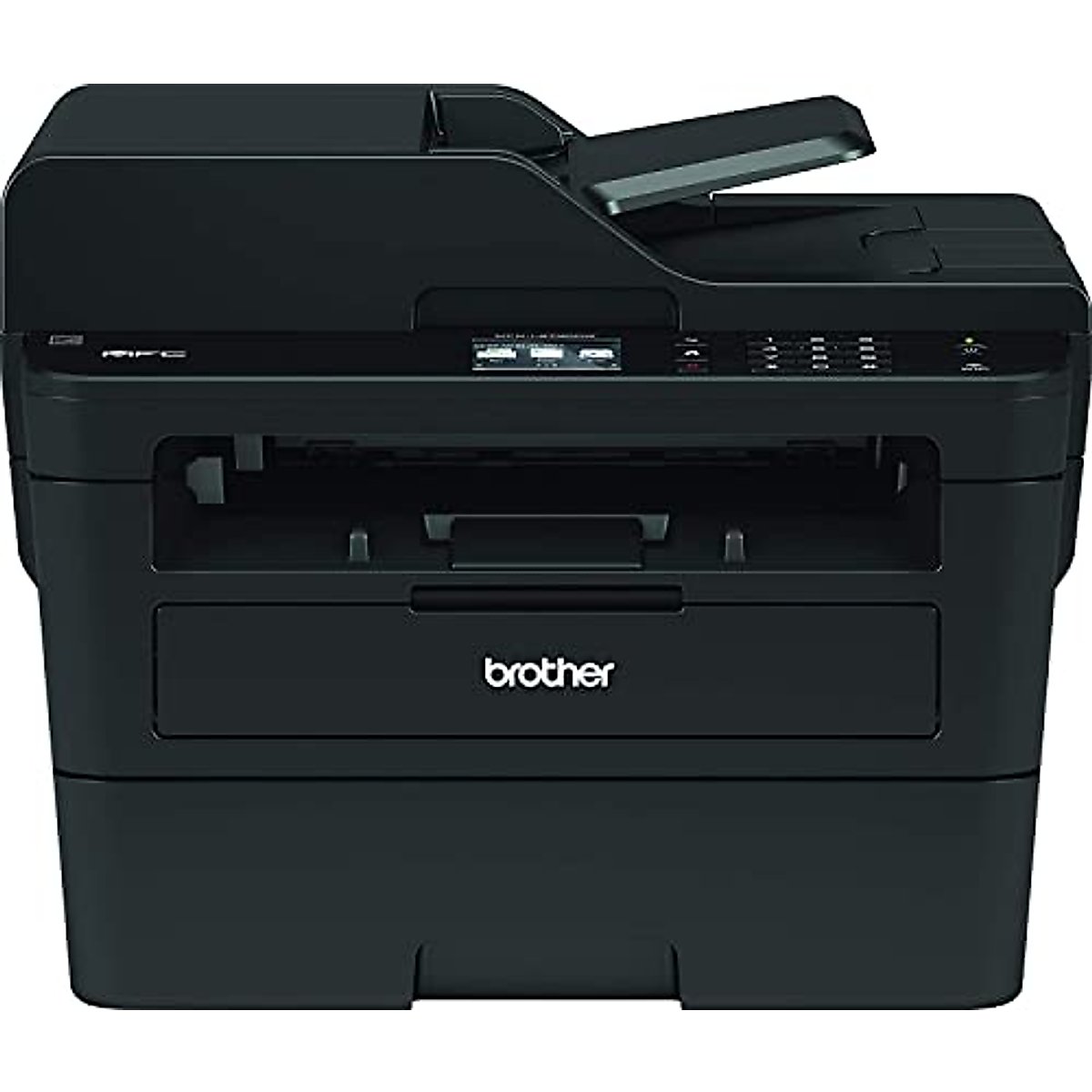 Brother L-2730DW Compact Monochrome All-in-One Laser Printer I Print Copy Scan Fax I Wireless I Mobile Printing I Auto 2-Sided Printing I ADF I 2.7" Touchscreen I Print Up to 36 ppm + Printer Cable