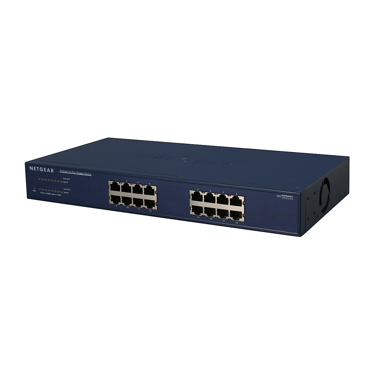 NETGEAR 16-Port Gigabit Ethernet Unmanaged Switch (JGS516) - Desktop or Rackmount, and Limited Lifetime Protection
