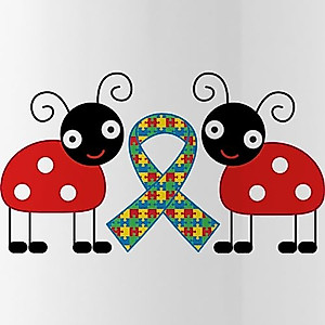 CafePress Cute Ladybug Autism Stainless Water Bottle 1 1.0L (34 oz) Stainless Steel Water Bottle
