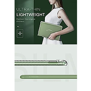 MoKo Case Fits All-New Kindle Fire HD 10 & 10 Plus Tablet (11th Generation, 2021 Release) 10.1", Ultra Clear Soft Flexible Transparent TPU Skin Bumper Back Cover Shell, Clear