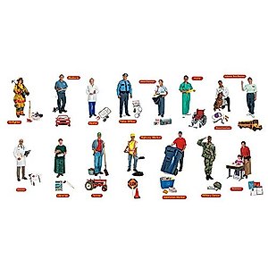 TREND enterprises, Inc. T-8143 Community Helpers Bulletin Board Set
