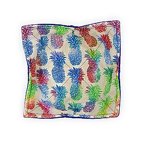 Rainbow Pineapple Microwave Bowl Cozy Tropical Hospitality Microwaveable Reversible Bowl Holder