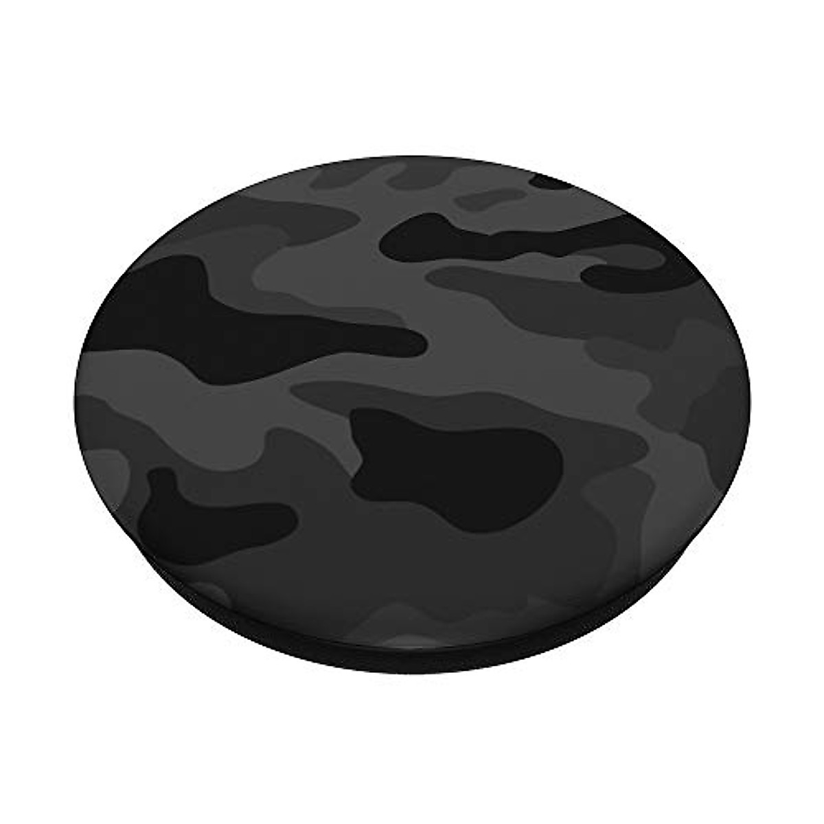 Cute Black Camo pattern darck grey design for boys girls PopSockets Swappable PopGrip