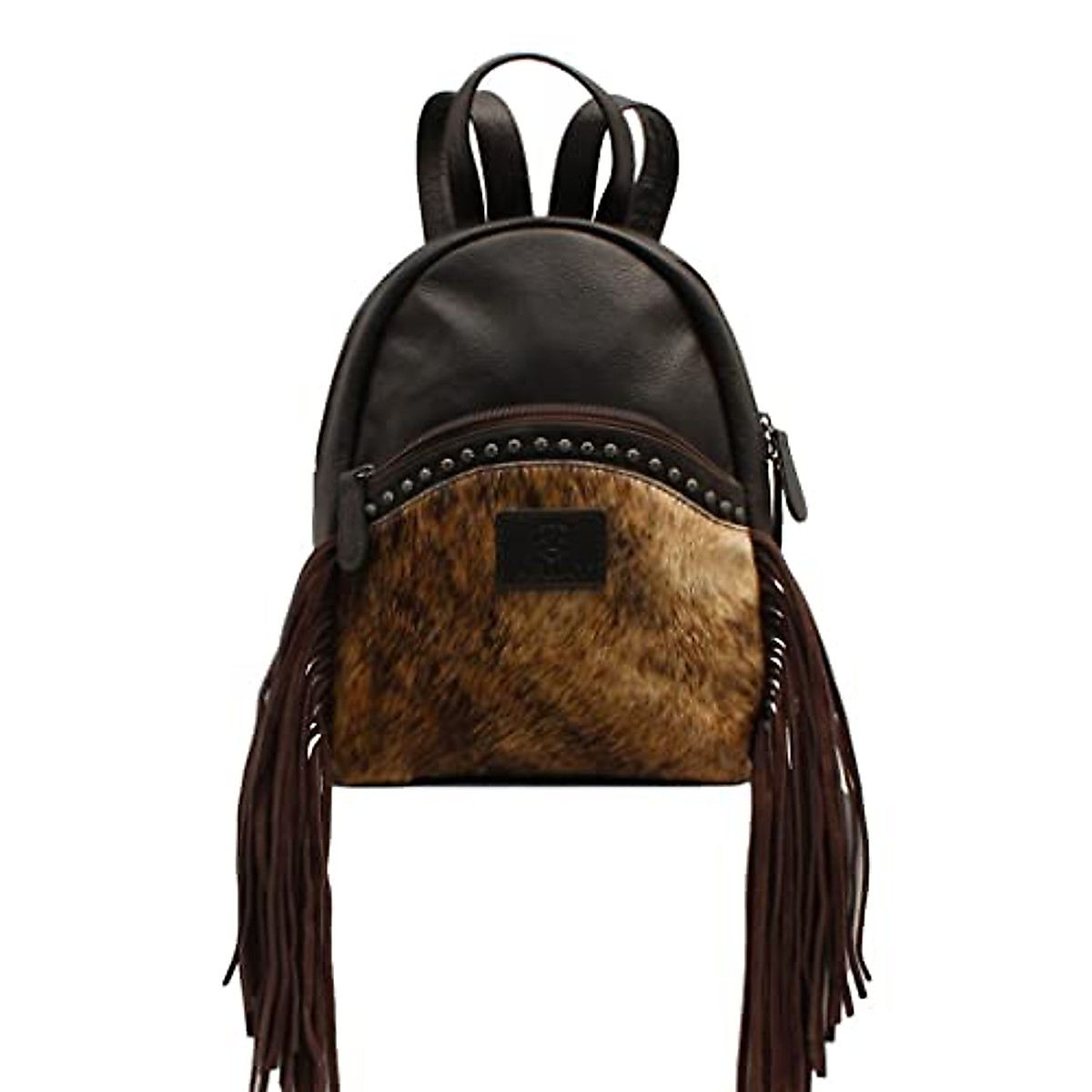 Ariat Women's Scarlett Calf Hair Fringe Backpack Brown One Size