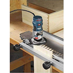 Bosch PR20EVSK-RT Colt Palm Grip 5.7 Amp 1-Horsepower Fixed Base Variable Speed Router with Edge Guide (Renewed)