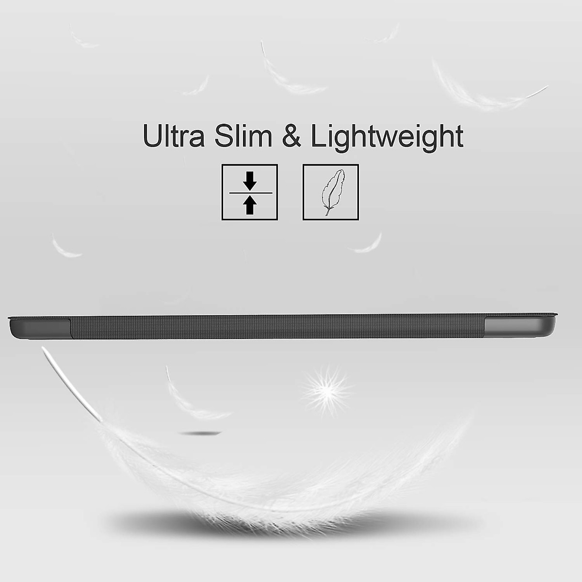 Soke Galaxy Tab A 10.1 Case 2019, Premium Shock Proof Stand Folio Case, Multi- Viewing Angles, Soft TPU Back Cover for Samsung Galaxy Tab A 10.1 inch Tablet [SM-T510/T515/T517],Black