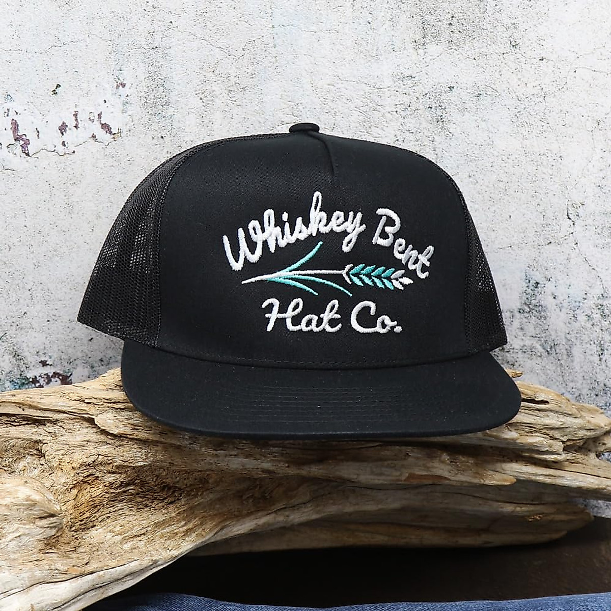 WHISKEY BENT HAT CO. Troubador Adjustable Hat (Black)