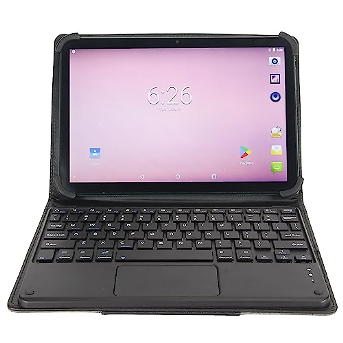 Mavis Laven HD Tablet, Gaming Tablet 3 Card Slots 10.1 Inch FHD Dual Camera with Keyboard for Business (US Plug)