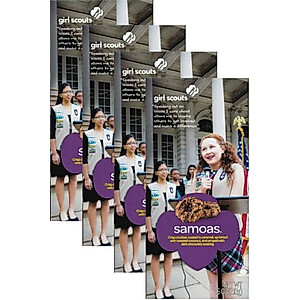 Girl Scout Samoas (Caramel deLites) Cookies, 7.5 Ounce (Pack of 4)