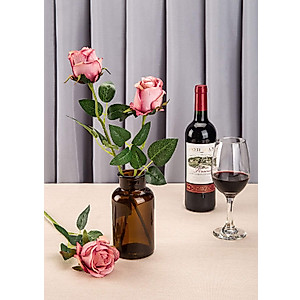 LuLuHouse Exoment Silk Rose Flower Artificial Roses with Long Stems for DIY Wedding Bouquets Centerpieces Bridal Shower Party Home Decor1