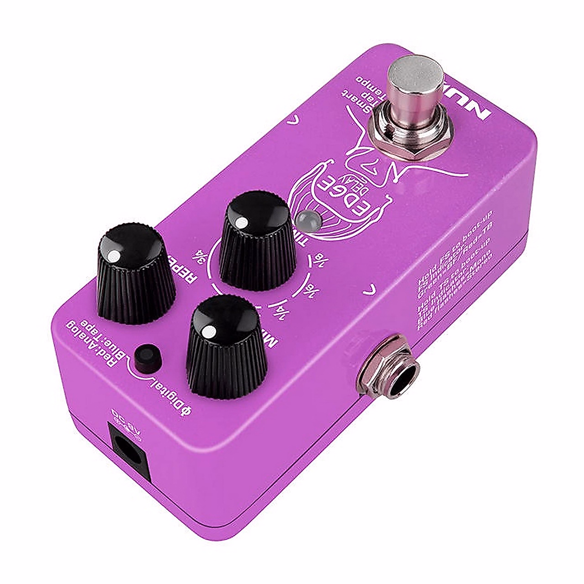 NUX Edge Delay Guitar Effects Pedal with Phi Digital Delay, Analog Delay, and Tape Echo