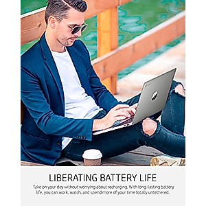 HP Chromebook 14a Laptop, AMD 3015Ce Processor, 4 GB RAM, 32 GB eMMC Storage, 14-inch Micro-Edge HD Display, Google Chrome OS, Anti-glare Screen, Long-Battery Life (14a-nd0010nr, 2021, Mineral Silver)