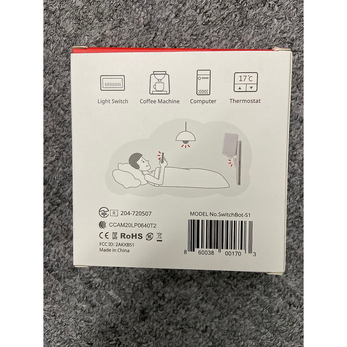 SwitchBot Smart Switch Button Pusher - No Wiring, Bluetooth App or Timer Control, Add SwitchBot Hub Mini to Make it Compatible with Alexa, Google Home, IFTTT (white)