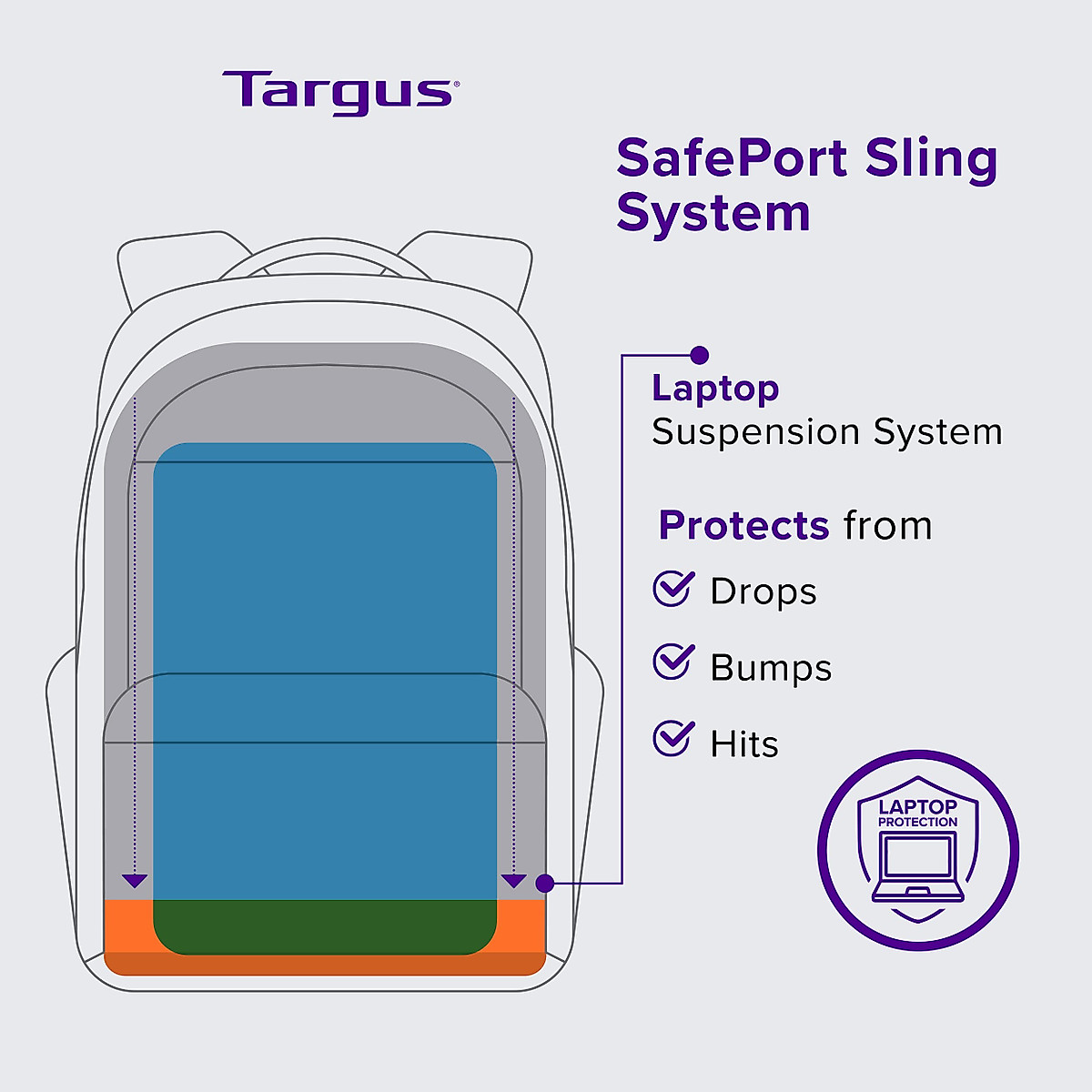 Targus Classic Commuter Laptop Backpack for 15.6-Inch Laptops, Lightweight and Durable Travel Backpack with Padded Compartment, RFID Protection, and TSA-Friendly Design, Black (TBB627GL)