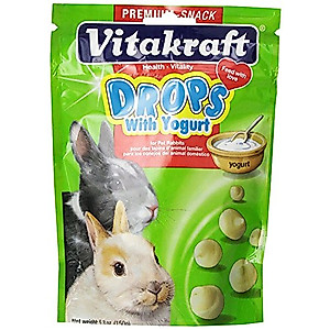Vitakraft Rabbit Drops and 5.3-Ounce Pouch, Yogurt Drops (2-Pack)