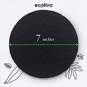 8 Pack - Compost Bin Filters - Compost Filter - Charcoal Filters for Compost Bucket for Kitchen - Activated Charcoal Filter Sheets - Carbon Filters Compost Caddy - Compost Bin Charcoal Filters