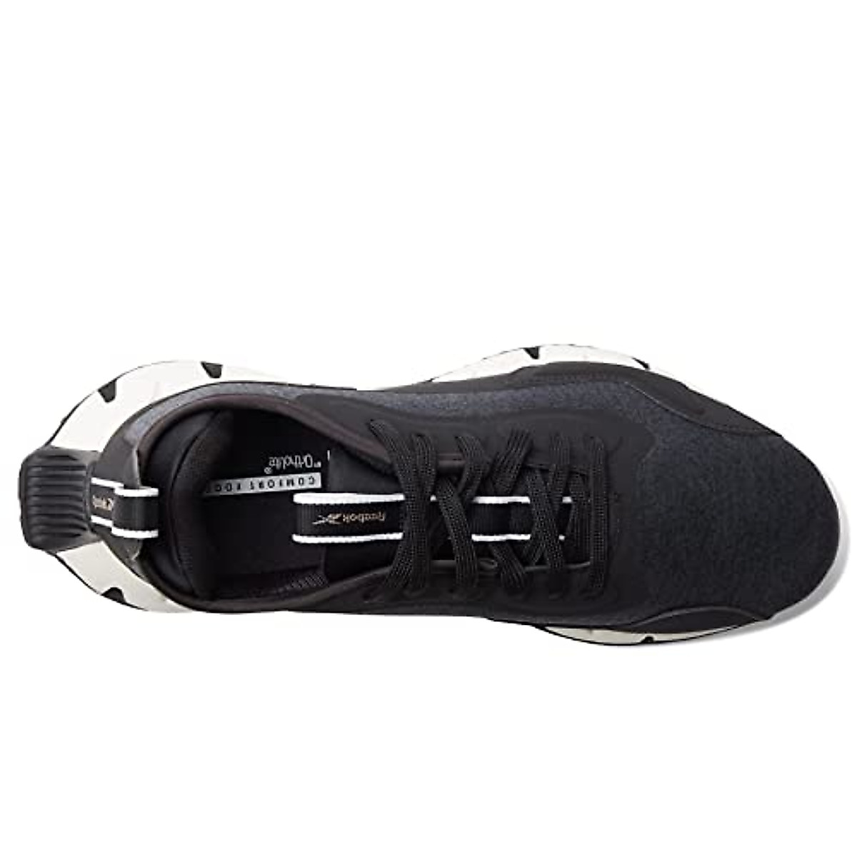 Reebok Women's Zig Dynamica Sneaker, Black/Chalk/Rose Gold, 5.5