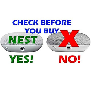 TecScan Google NEST Mini (2nd Generation) Wall Mount Mini Dock Cord-Free