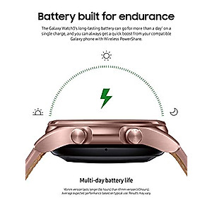 Samsung Galaxy Watch 3 (41mm, GPS, Bluetooth) Smart Watch Mystic Bronze (US Version, Renewed)