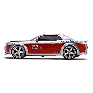Jada Toys Bigtime Muscle 1:16 2019 Dodge Challenger SRT Hellcat RC Remote Control Car 2.4 GHz Silver, Toys for Kids and Adults