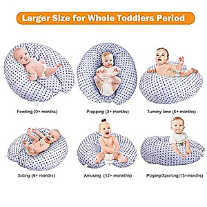 Chilling Home Full Body Nursing Pillows, Pillow for Pregnancy, Maternity, Pregnant Women Must Haves for Sleeping with Removable Cover, Grey