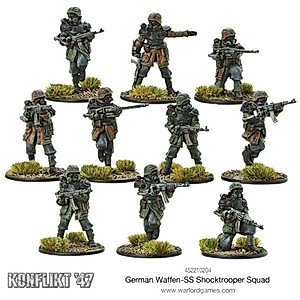 Warlord Games Konflikt '47 Waffen-SS Shocktrooper Squad
