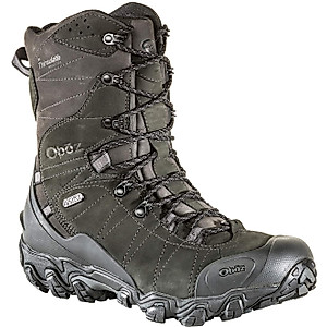 Oboz Bridger 10" Insulated B-DRY Hiking Boots - Men's Carbon Black 11.5