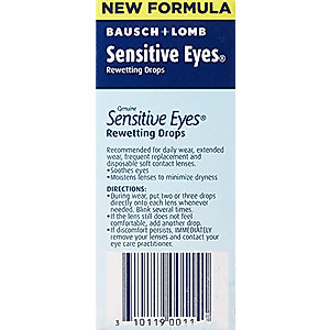 Bausch & Lomb Sensitive Eyes Rewetting Drops 0.5 FL OZ
