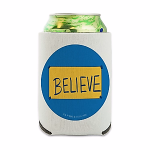 Ted Lasso Believe Can Cooler - Drink Sleeve Hugger Collapsible Insulator - Beverage Insulated Holder