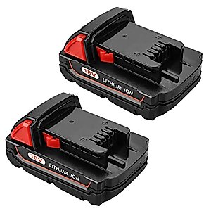 Dosctt 2 Packs 18V 3.0Ah 48-11-1835 48-11-1837 Replacement Battery Compatible with Milwaukee M18 Battery Lithium ion 48.11.1815 48-11-1820 48-11-1828 48-11-1840 48-11-1850 48-11-1852