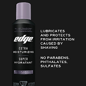 Edge Extra Moisturizing Shaving Gel, 198g