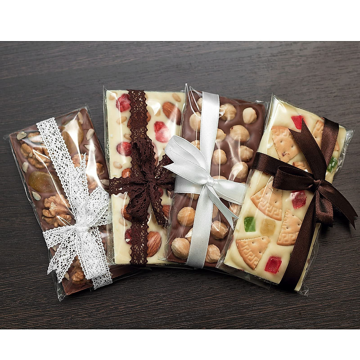 Morepack Self Sealing Cellophane Bags,4x9 Inches 200 Pcs Clear Resealable Cellophane Bags for Packaging Cookies, Favors and Products