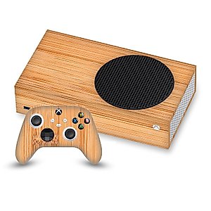 Head Case Designs Officially Licensed PLdesign Light Brown Bamboo Art Mix Matte Vinyl Sticker Gaming Skin Case Cover Compatible with Xbox Series S Console and Controller Bundle