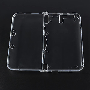 3DS XL Case - Ultra Clear Crystal Transparent Hard Shell Protective Case Cover Skin for Nintendo 3DS XL LL - [New Modified Hinge Design]
