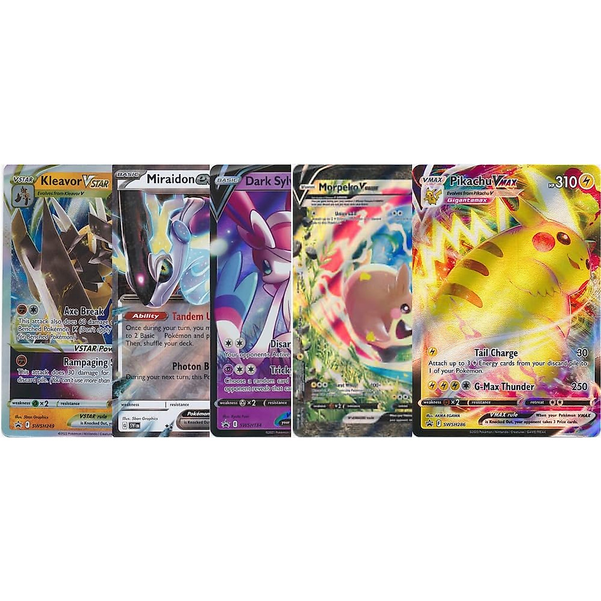 5 Jumbo Cards Oversized Holographic Giant EX GX V VMAX V-Union ETC.