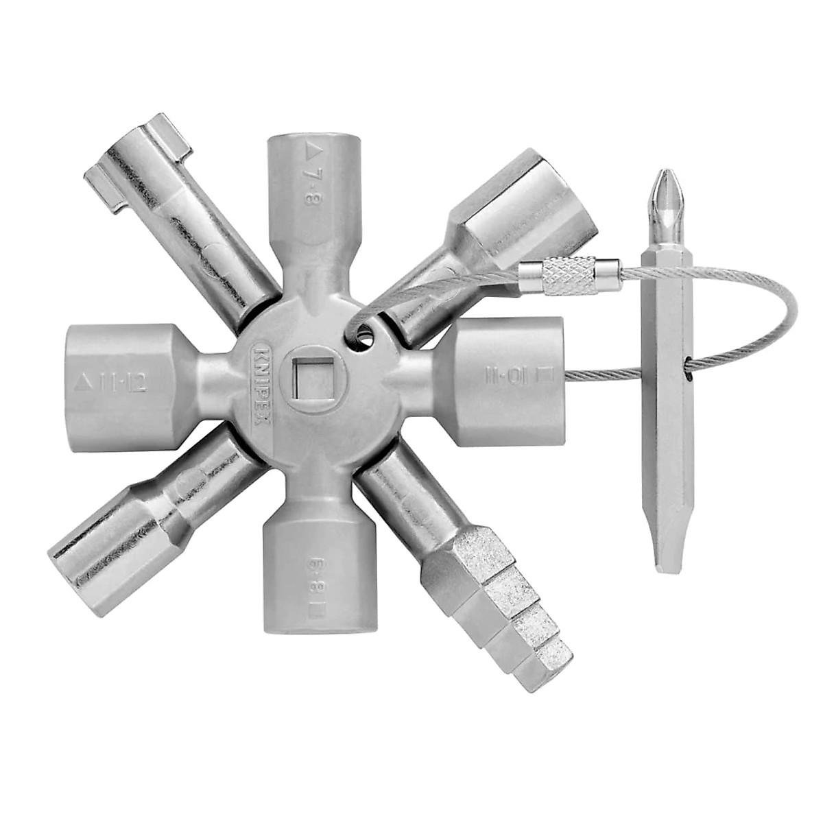 Knipex 00 11 01 TwinKey – for control cabinets, windows and shut-off systems