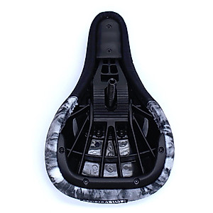 GT Bicycles 2019 Pivotal BMX Bicycle Saddle - Black/White - GP7107U24OS