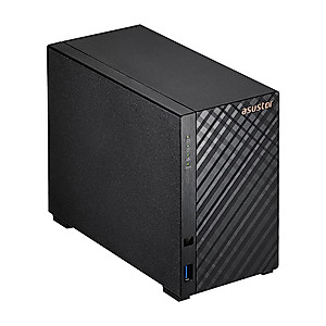 Asustor Drivestor 2 AS1102T - 2 Bay NAS, 1.4GHz Quad Core, Single 2.5GbE Port, 1GB RAM DDR4, Network Attached Storage, Personal Private Cloud (Diskless)
