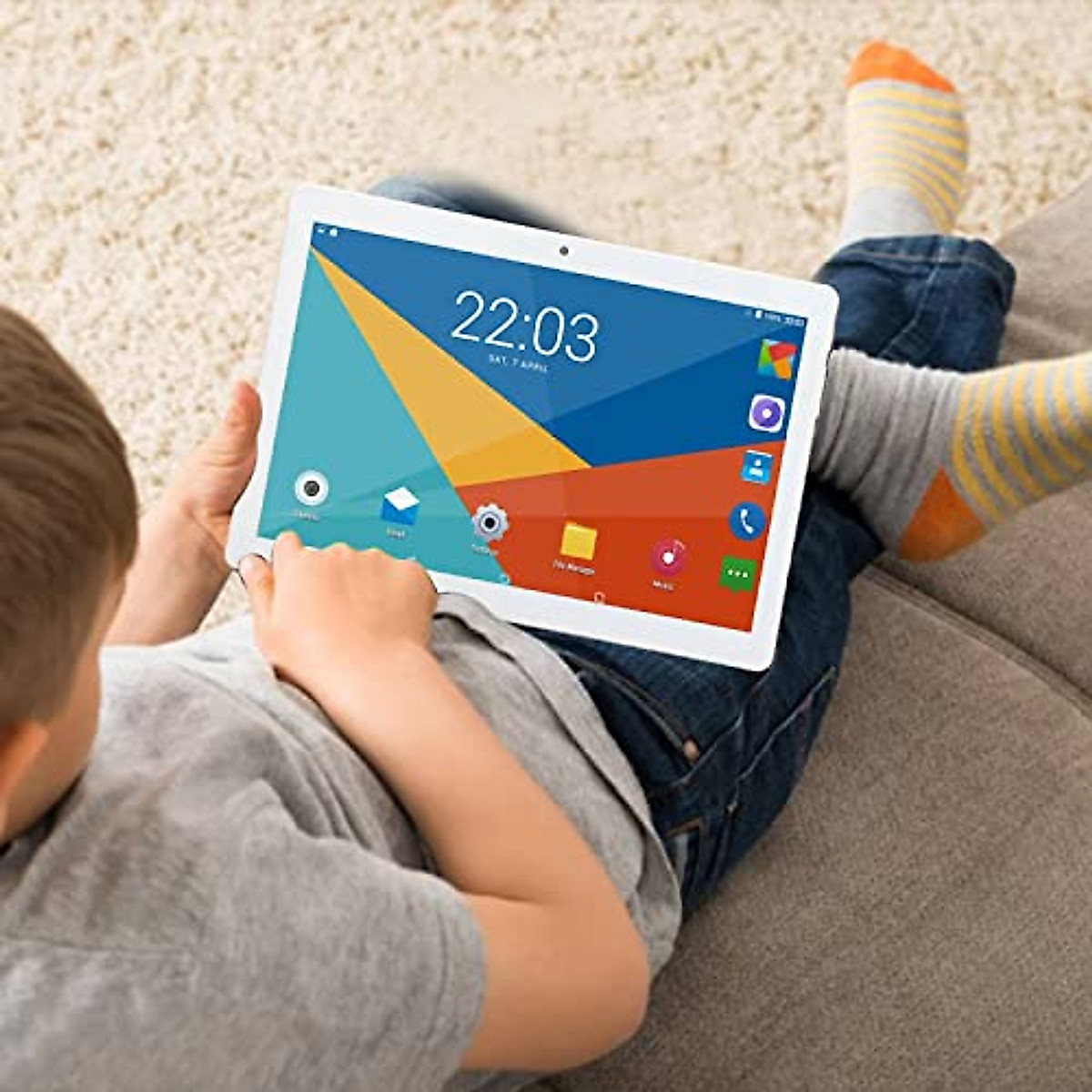 Leftwei Tablet Computer, Dual SIM OctaCore Processor Tablet 10 Inch (US Plug)