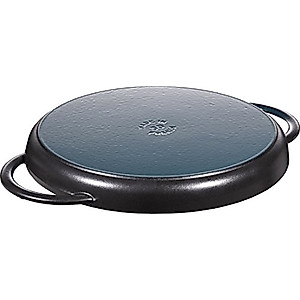 Staub Pure Grill Cast Iron Hollow Pot, 30cm, Black