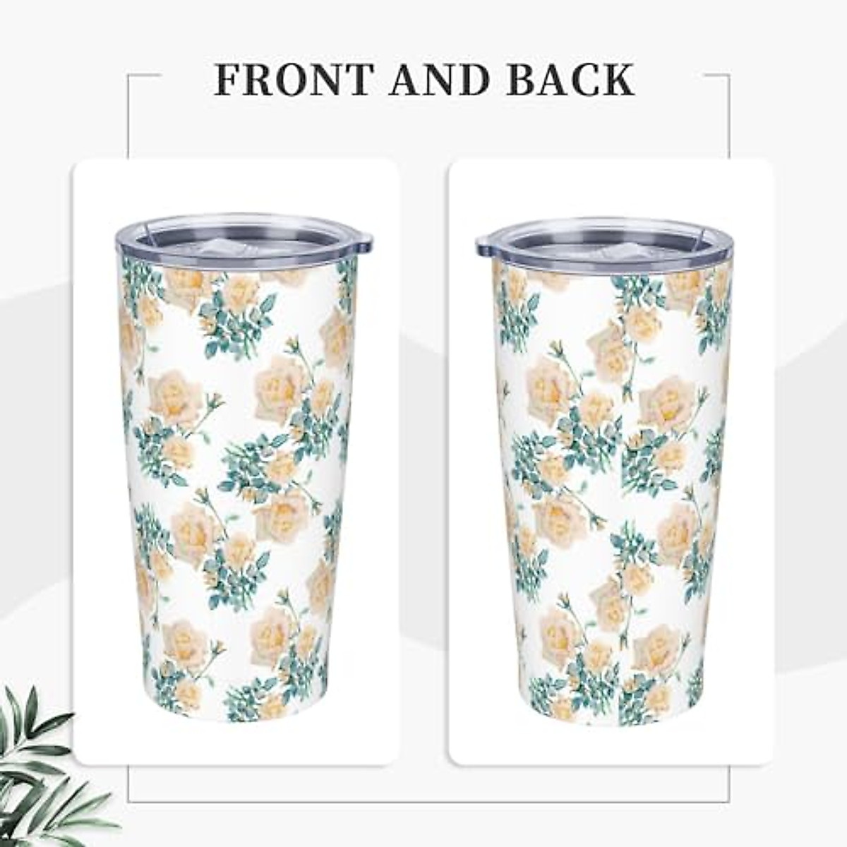 Yaxongx 20oz Tumbler Radiant Moonflower Double Wall Vacuum Insulated Coffee Mug with Lid and Metal Straw Brush Reusable Stainless Steel Water Bottle Travel Cup Gifts for Car Ice Drinks Hot Beverage