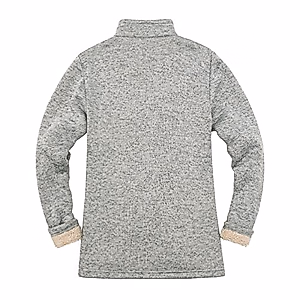 Bonnorth Womens Fall Plus Size Jackets for Women Fashion Oversized Jackets Women's Full Zipper Warm Jacket with Pocket Ash XL