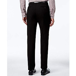 Calvin Klein Men's Slim Fit Dress Pant, Black, 31W x 32L