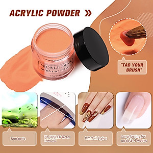 Acrylic Nail Powder Set - Nicole Diary 12 Colors Fall and Winter Acrilicos de uñas Polvo for French Manicure, DIY Nail Art, No UV Light Needed