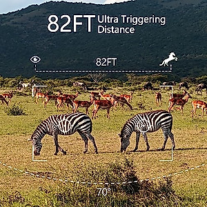 Trail Cameras with Night Vision Motion Activated Waterproof, Game Camera 32MP 1296P, Hunting Camera with 0.1S Trigger Speed, 120°Wide Angle Deer Camera with No Glow Infrared LEDs for Outdoor Wildlife