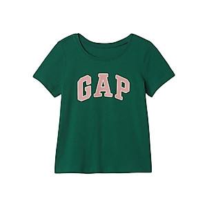 GAP Baby Girls Short Sleeve Logo T-Shirt T Shirt, Pure Pink, 3T US