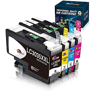 Clorisun LC3035 3035 LC3033 Ink Cartridge Replacement for Brother LC3035 3035 LC3033 3033 with MFC J995DW J805DW J815DW J995DWXL J805DWXL Printer (Black Cyan Magenta Yellow, 4-Pack)
