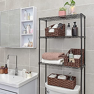 GRANNY SAYS Bundle of 3 Sets Woven Storage Baskets for Shelves